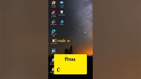How To Create New Folder And Rename With Shortcut Key 🗝️🔐 Music 😇😇