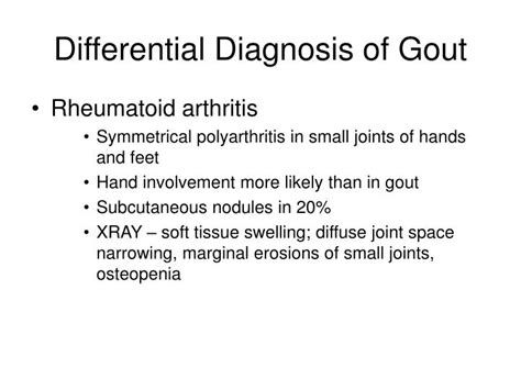 Ppt In The Clinic Gout Powerpoint Presentation Id3569353