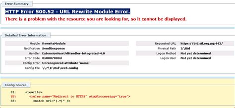 Asp Net 500 52 Error Stack Overflow