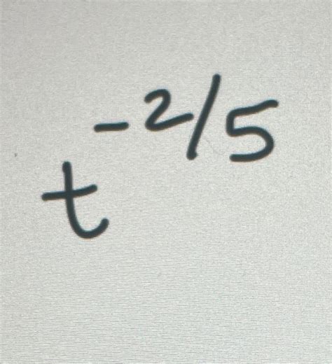 Solved T 25convert To Radical Notation