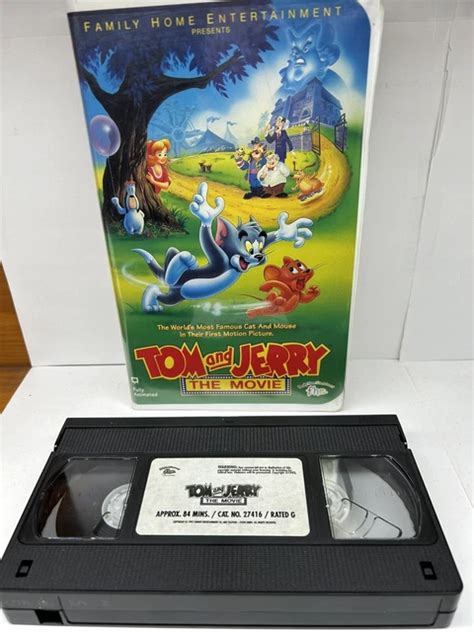Tom And Jerry The Movie Vhs 1999 Clam Shell Preowned Untested 10