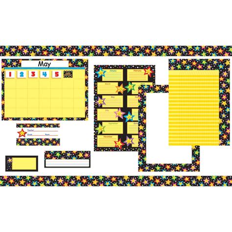 Stars Classroom Collection Bulletin Board Set Cd 110166 Carson Dellosa