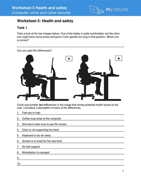 Computer Crime Worksheet 5 Health Safety Pdf Worksheets Library