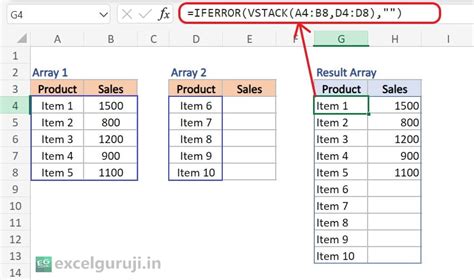 Excel Mastery Excel Vstack Function For Vertical Data Bliss Excel