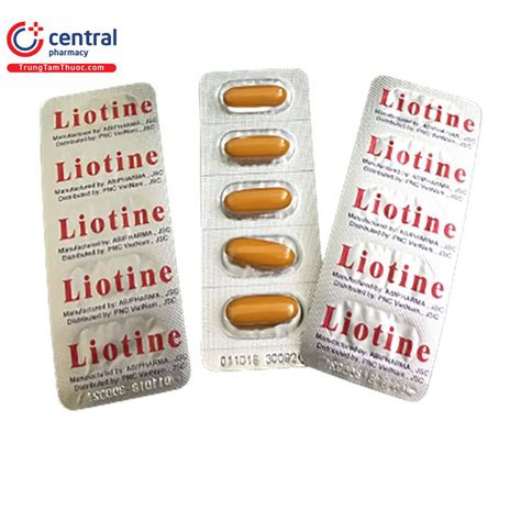 Thuốc Liotine Hỗ Trợ Trị Rụng Tóc Nám Sạm Da Do Thiếu Dưỡng Chất