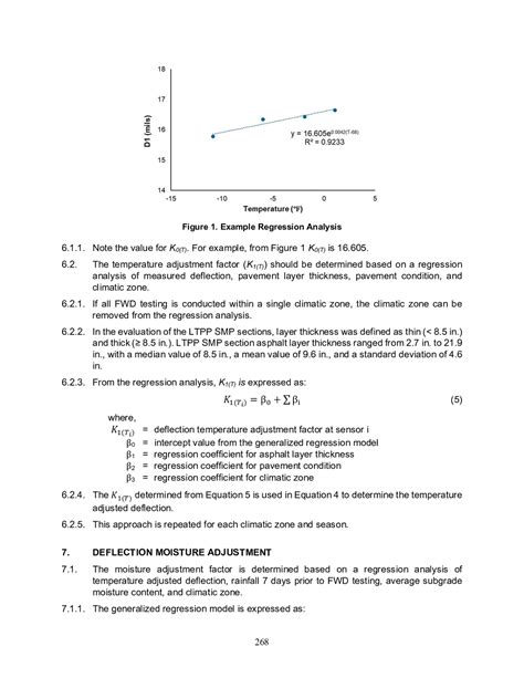 Guidelines For Adjusting Fwd Deflections On Asphalt Pavements To Account For Temperature And
