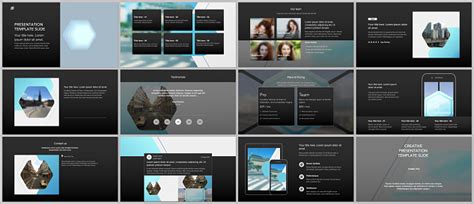 프리젠 테이션 디자인 벡터 템플릿 프리젠 테이션 슬라이드 전단지 브로셔 커버 디자인 인포 그래픽 보고서를위한 다목적 템플릿 추상 기하학적 패턴 기업 Id 비즈니스 개념 0