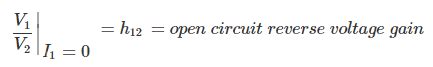 H Parameters Hybrid Parameters What They Are How To Find Them Electrical U