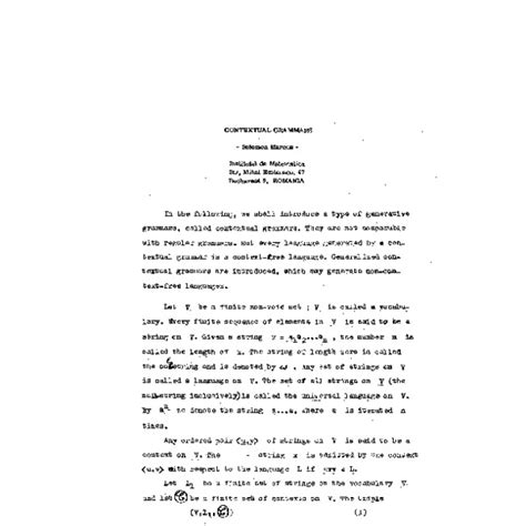 Contextual Grammars Acl Anthology