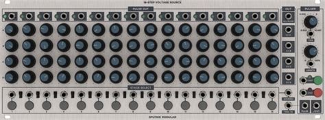 sputnik modular 16 step voltage source eurorack module on modulargrid