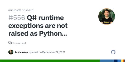 Q Runtime Exceptions Are Not Raised As Python Exceptions Issue Microsoft Iqsharp Github