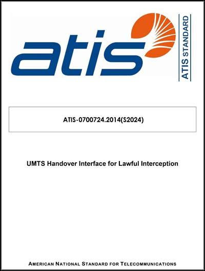 Atis 0700724 2014 S2024 Umts Handover Interface For Lawful Interception