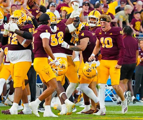 Scenes From Arizona State Football Game Vs Brigham Young University