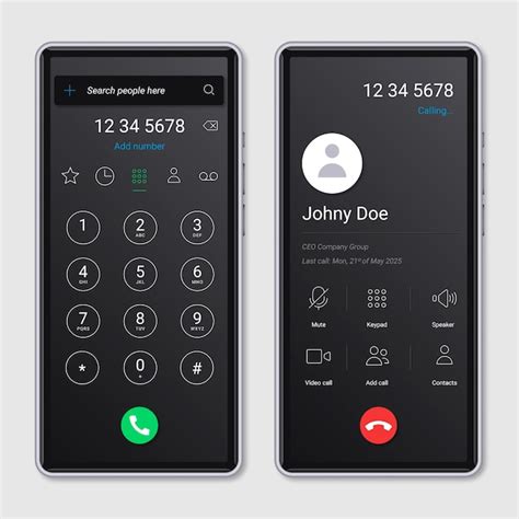 Phone Call Interface Images Free Download On Freepik