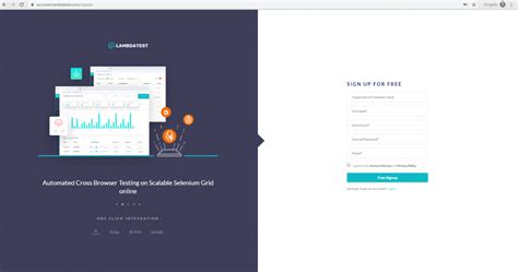 How To Automate Registration Page Using Selenium And Java Lambdatest