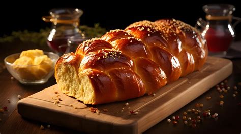 Premium Photo Homemade Challah Special Bread In Jewish Cuisine