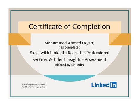 Mohammed Ahmed Ayan On Linkedin Im Happy To Share That Ive