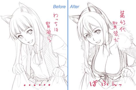 Holo Maou And Koshimizu Ami Spice And Wolf And 1 More Drawn By