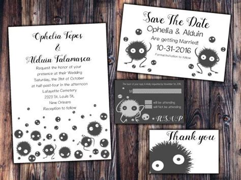 Anime Themed Wedding Invitations