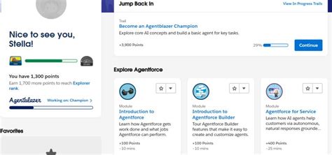 Salesforce Trailhead Ai Learningjourney Salesforcedeveloper… Tadepalli Stella Jeremica