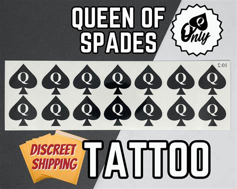 Queen Of Spades Tattoo Sheets Qos Tattoo Bnwo Bbc Tattoo Sheet Of