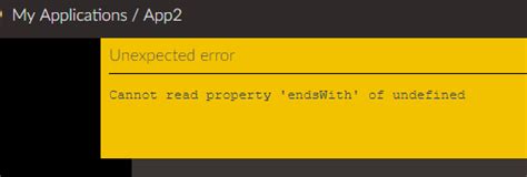 Error Cannot Read Property EndsWith Of Undefined Angular Radzen