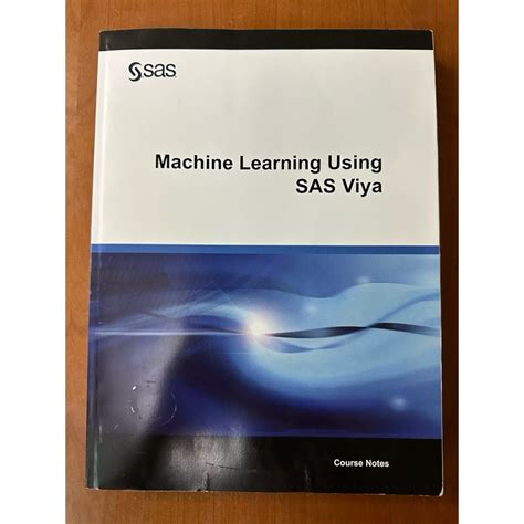 Sas Machine Learning Using Sas Viya 蝦皮購物