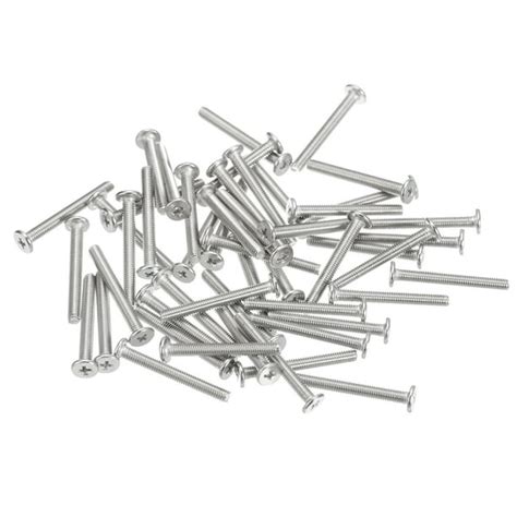 M3 0 5 X 25mm 100uds Plana Redonda Cabeza Tornillos 304 Inoxidable