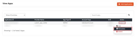 Ws Fed アプリを追加する方法 Miniorange Identity Platform パートナー ポータル ハンドブック
