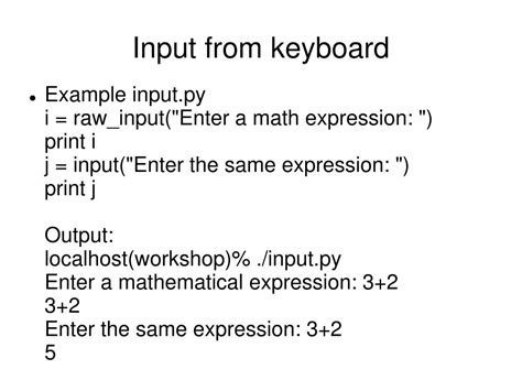 Ppt Python Programming Workshop Powerpoint Presentation Free Download Id 614931