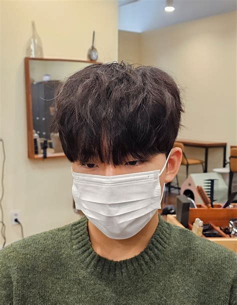 인천 남자 파마 잘 하는 곳 맨즈드옴므 남자 시스루 쉐도우펌 네이버 블로그