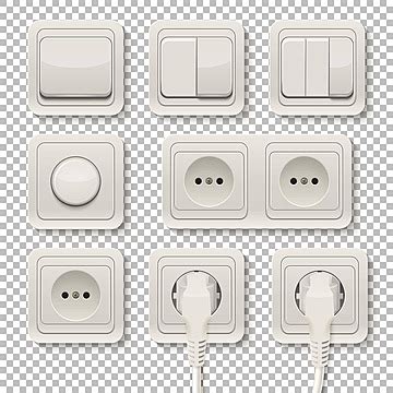 Realistic Vector Switch Vector Switch On Plug Vector Vector Switch On Plug PNG And Vector
