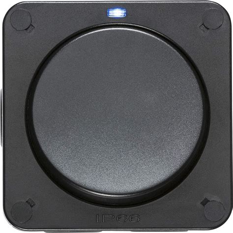 Elitco High Quality Weather Proof 10a Ip66 Outdoor Switch Box Grey 1 Gang 2 Way Push Button