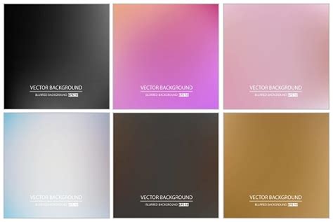 여러 추상 창조적인 개념 벡터 배경 세트를 흐려 웹 및 모바일 응용 프로그램 예술 그림 서식 파일 디자인 비즈니스 Infographic와 소셜 미디어 현대 장식 0명에 대한