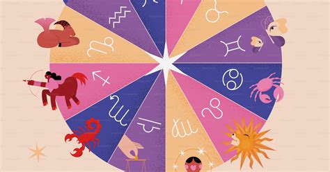 조디악 표지판이 있는 다채로운 바퀴 벡터 Unsplash의 황도대 이미지