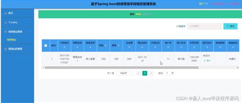 计算机毕业设计springboot基于springboot的滑雪场学具租赁管理系统36ba1【附源码】 Csdn博客