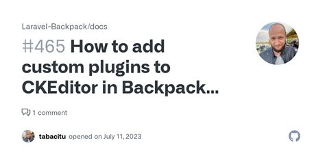 How To Add Custom Plugins To Ckeditor In Backpack V6 · Issue 465