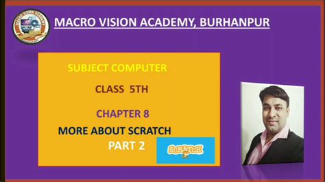class 5th computer chapter 8 more about scratch part 2 youtube