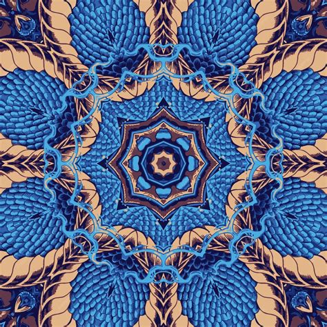 Premium Vector Circular Symmetrical Vector Pattern Design From Concentric Oval Shapes