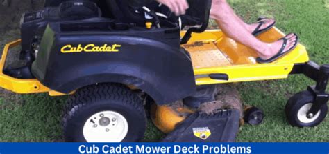 Most Common Cub Cadet Mower Deck Problems And Effective Solutions Smart Vehicle Care
