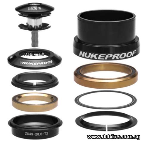 Nukeproof 49mm 15 Tapered Fork Sealed Headset Zs49286 Ex4940