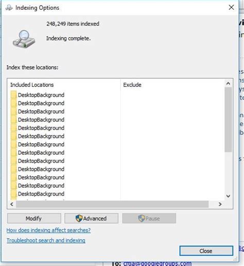 Add Or Remove Search Index Locations In Windows 10 Tutorials