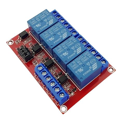 Rele 12v 4 Canais Modulo Para Arduino Nodemcu Esp8266 Automação