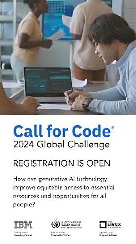 call for applications join the 2024 call for code global challenge for
