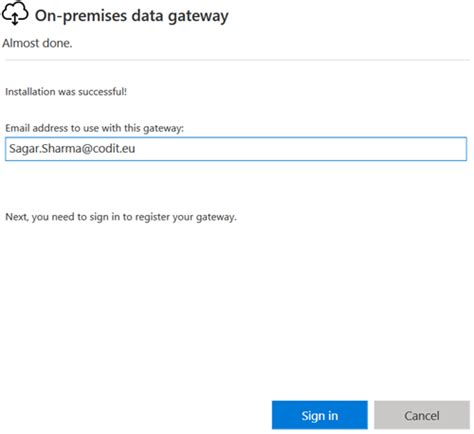 installing and configuring on premise data gateway for logic apps