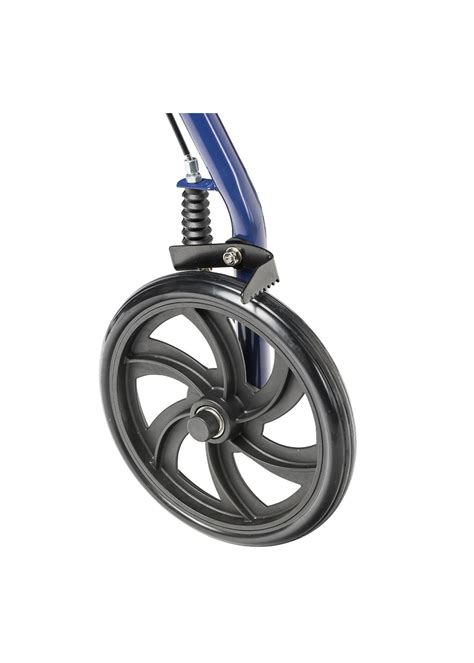 10257bl 1 Durable 4 Wheel Rollator With 75 Casters Blue Code