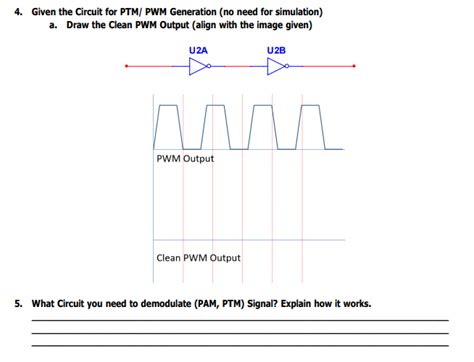 solved 4 given the circuit for ptm pwm generation no need
