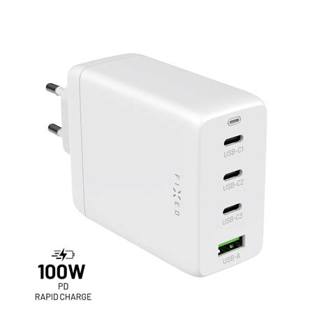 Síťová Gan Nabíječka Fixed S 3xusb C A Usb Výstupem Podpora Pd 3 0 1