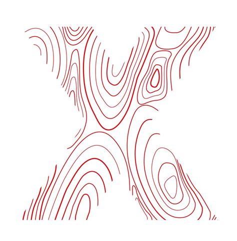 Tedxdublin 2014 — New Landscapes On Behance Topographic Map Lettering