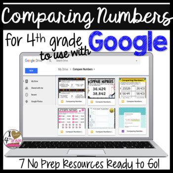Comparing Numbers BUNDLE For Google Classroom Distance Learning TPT